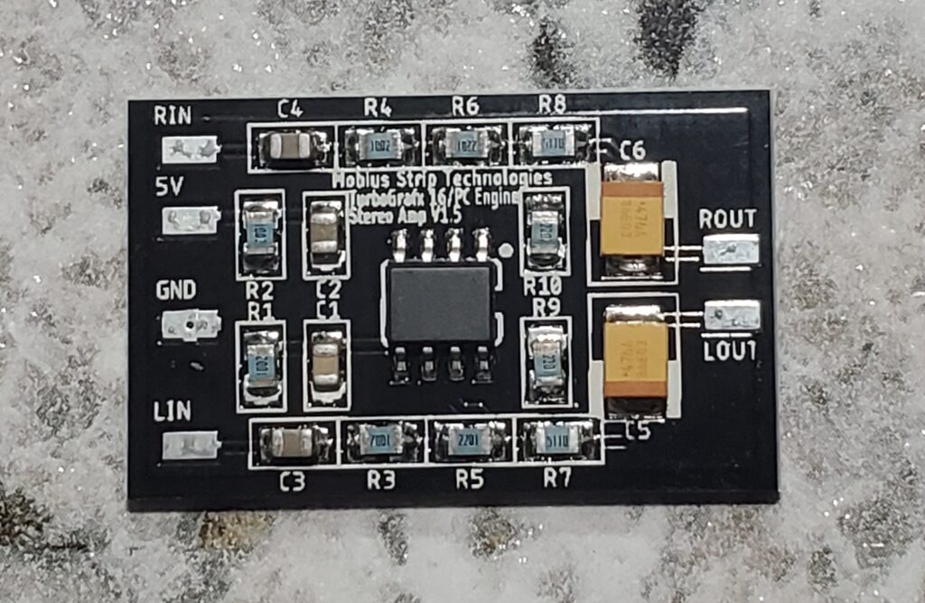 TurboGrafx 16/PC Engine Stereo Audio Amplifier “Turbo Amp” – Mobius ...